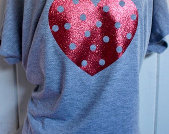 Sparkly tee shirt | Etsy