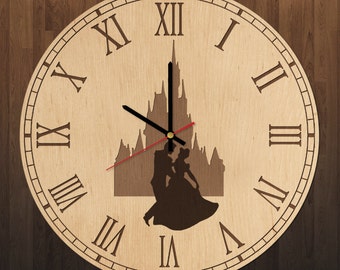 Cinderella clock | Etsy
