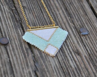 Bead loom necklace | Etsy