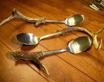 Horn spoon | Etsy