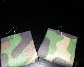 Army earrings | Etsy