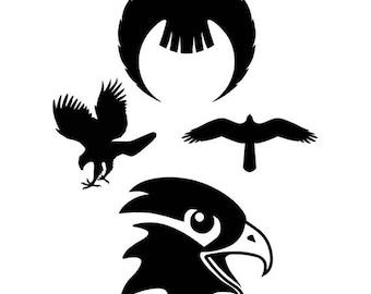 Hawk svg | Etsy