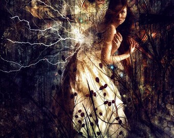 Surreal angel art | Etsy