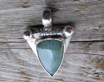 Mi'kmaq Micmac Flag Pendant copper sterling silver Native