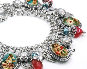 Charm Bracelets Charm Necklace Personalized by BlackberryDesigns