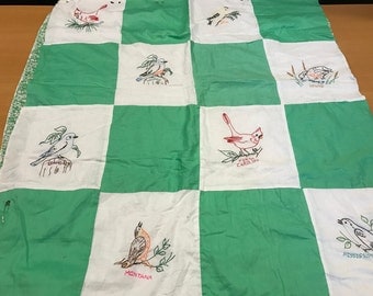 State bird quilt | Etsy