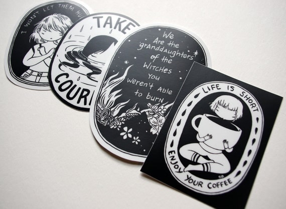 Vinyl Sticker Take Courage