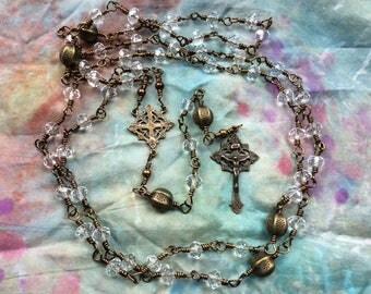 Wire wrap rosary | Etsy