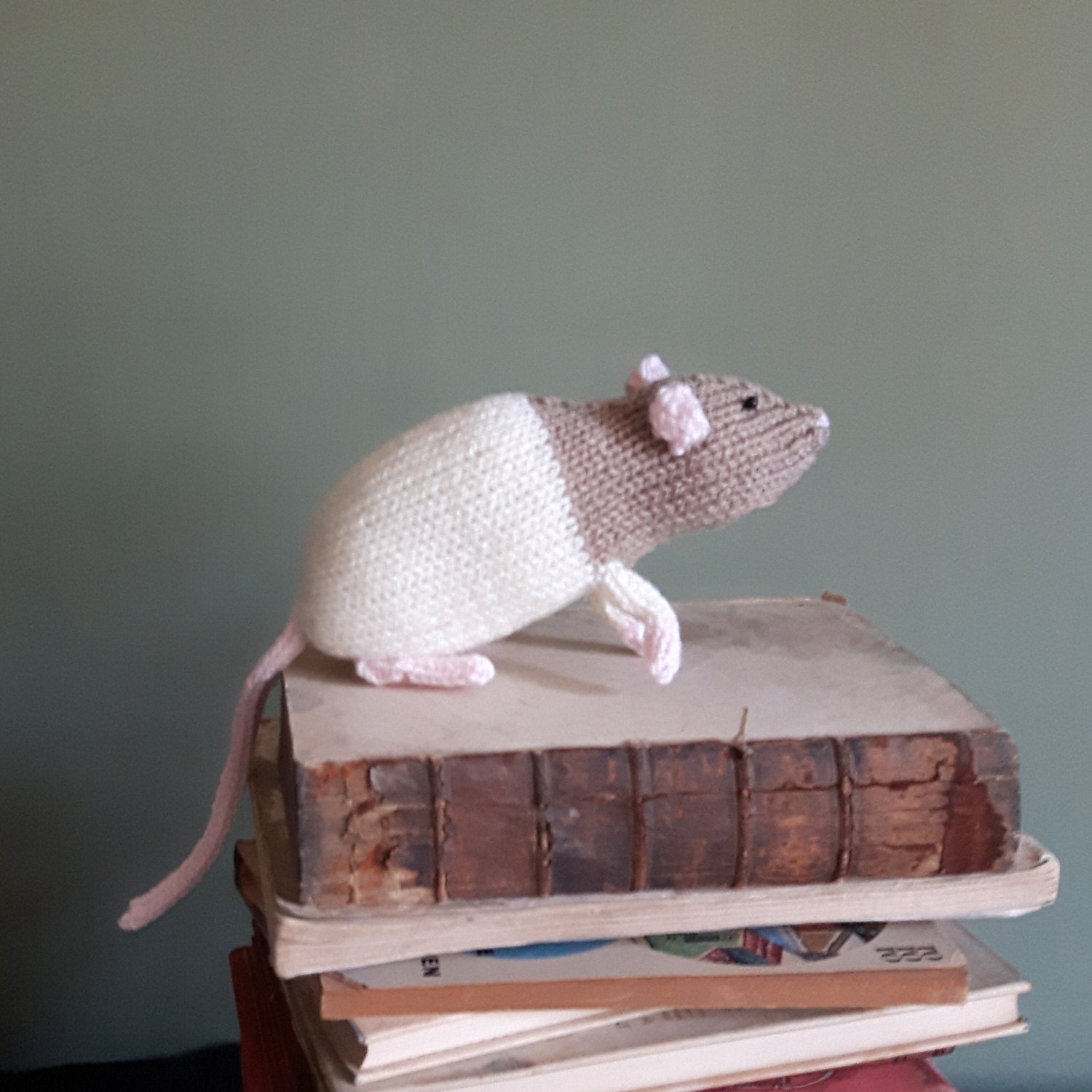 Rat knitting pattern PDF cute toy domestic rats cuddly