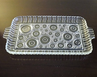 Pressed glass trays | Etsy