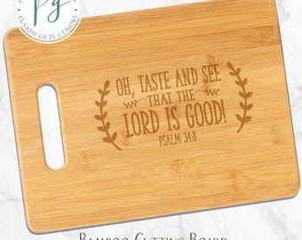 Verse cutting board | Etsy