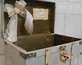 Rustic elegant chic wedding card holders by TheLaceMoon on Etsy