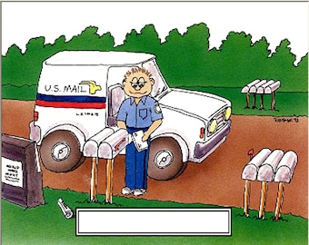 Mailman birthday | Etsy