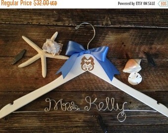 FALL SALE ANCHOR Wedding Hanger / Nautical Bridal by GetHungUp