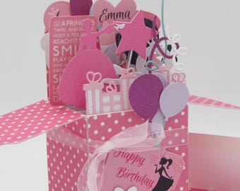 UNIQUE HANDMADE ONE OF A KIND EXPLOSION CARD IN A by CARDSBYMOM