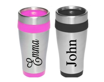 Custom travel mugs | Etsy