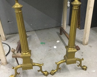 Fireplace andirons | Etsy