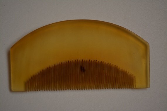 Kushi comb hair ornaments pair vintage Japanese kanzashi