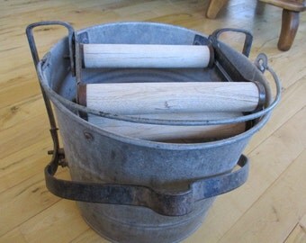 Vintage mop bucket | Etsy