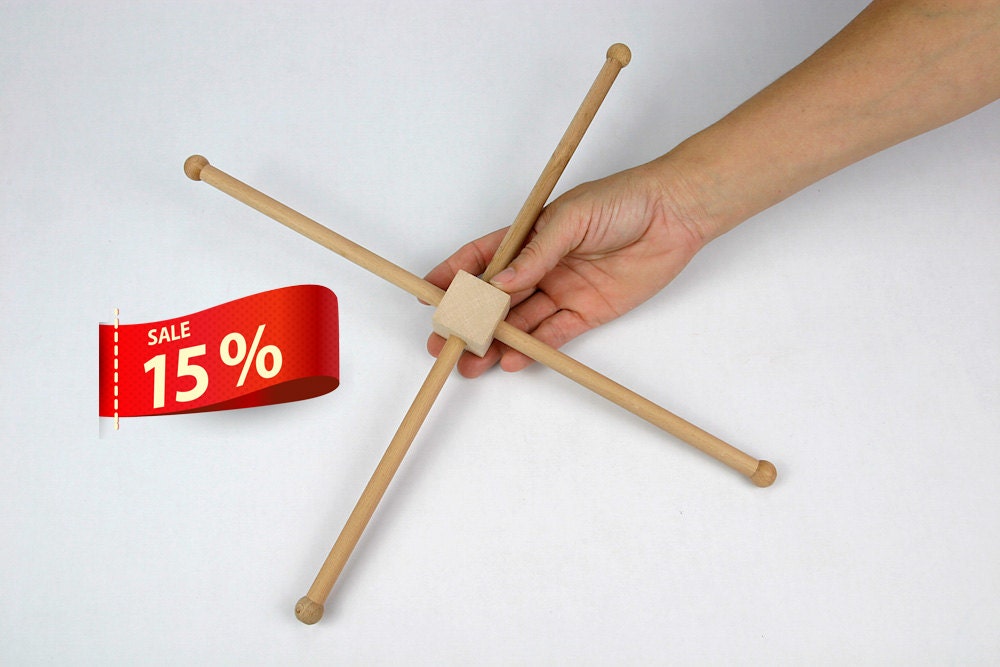 DIY Wooden Mobile Hanger Natural / Crib hanger by IoannisSupplies
