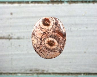 Bird's Eye Rhyolite bracelet sterling beads fluted bead