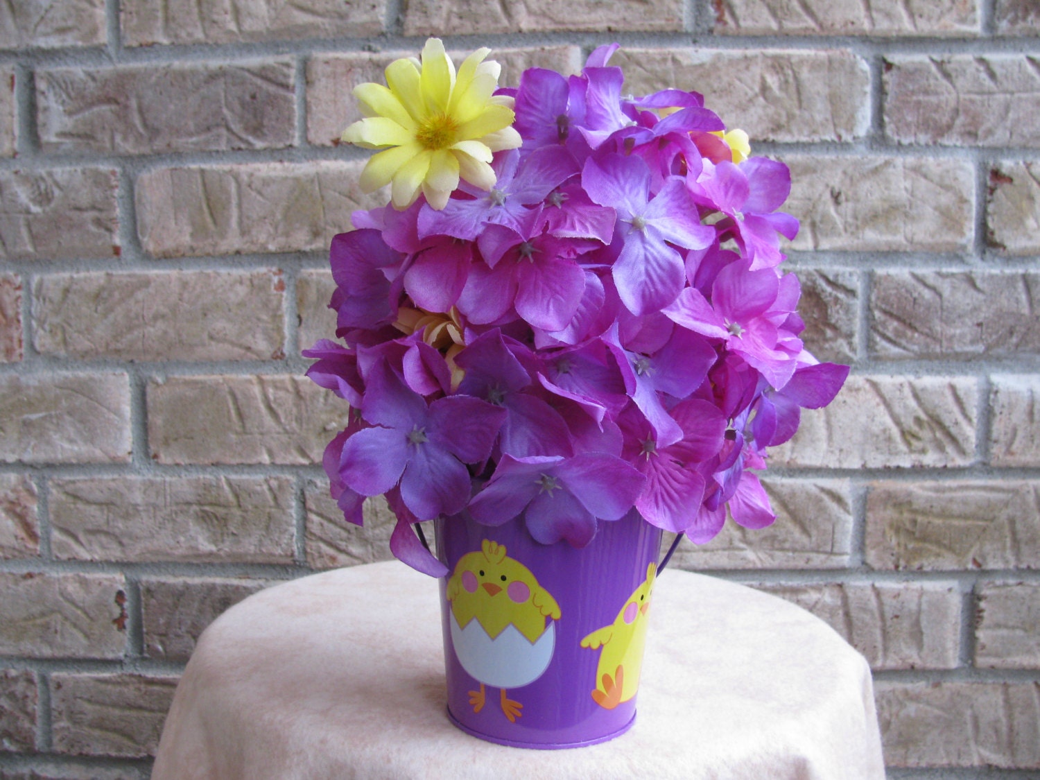 Purple Easter Floral Arrangement Easter Floral Arrangement