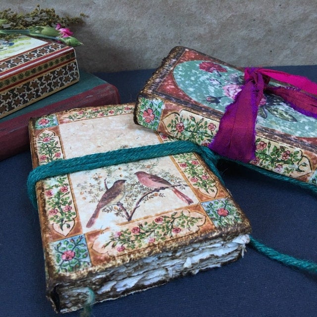 Handmade Photo Albums Journals Custom Wedding by LotusBluBookArt