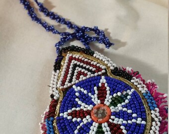 Beaded amulet bags | Etsy