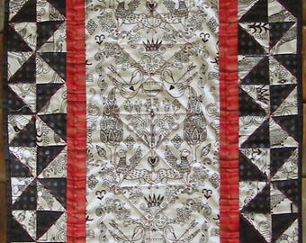 Folk art quilts | Etsy