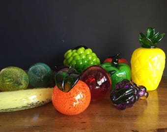 Glass fruit | Etsy