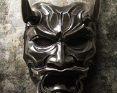 Handmade Fiberglass Hannya Oni Masks by TheDarkMask on Etsy