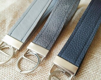 Leather key fob | Etsy