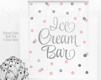 Ice cream bar sign | Etsy