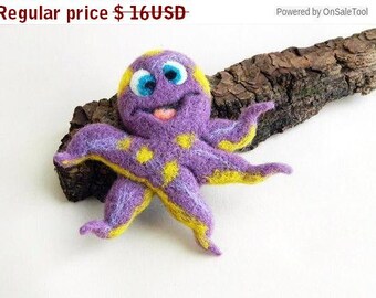Needle felt octopus | Etsy