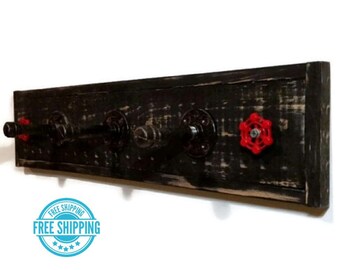 Industrial coat rack | Etsy