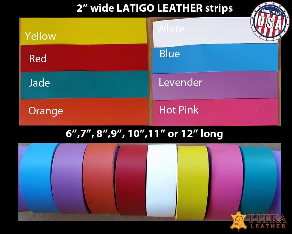 Blank Leather Strips 2 inch wide Leather Strips Designer