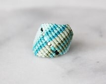 Unique macrame ring related items | Etsy