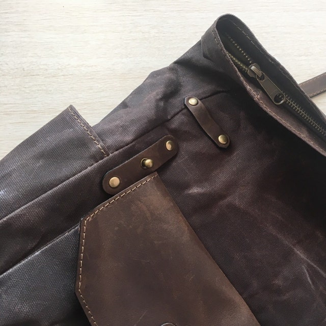 Leather bags and waxed canvas leather backpacks. by InnesBags