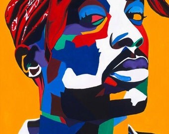 Tupac art | Etsy