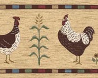 Rooster wallpaper | Etsy