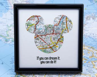 Disneyland map | Etsy