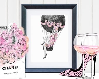 Hot woman poster | Etsy