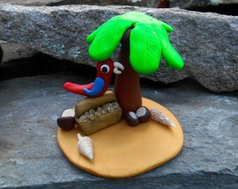 Island cake topper | Etsy