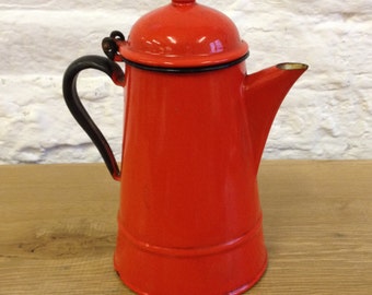 Enamel coffee pot | Etsy