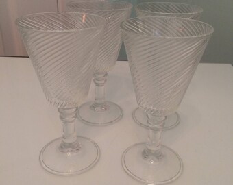 Swirl glasses | Etsy