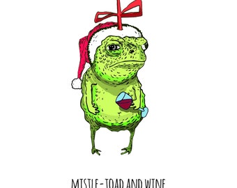 Mistletoad | Etsy