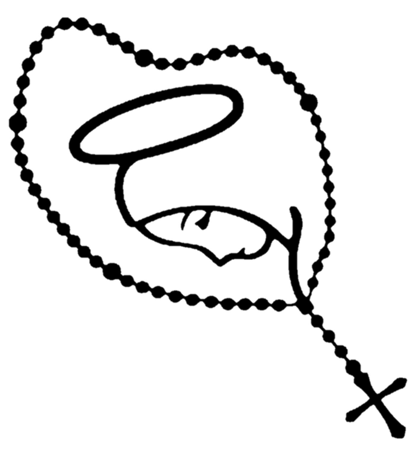 Rosary Sticker Vinyl Decal