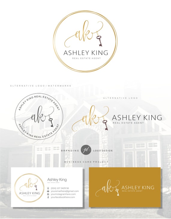 Realtor logo Key logo Real Estate logo design by GDLogoDesign