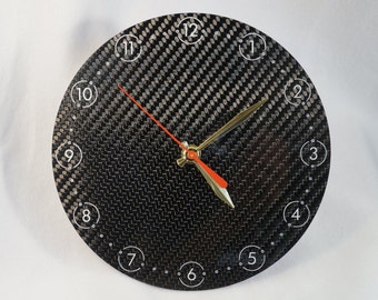 Carbon fiber clock | Etsy