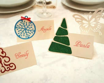 Ornament place card | Etsy